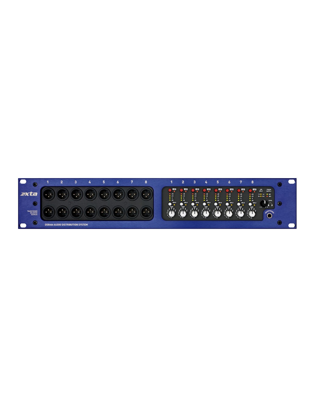 Matrice audio DSP, 4 ingressi mic/line e 4 uscite line, Dante 4x4, AEC, PoE
